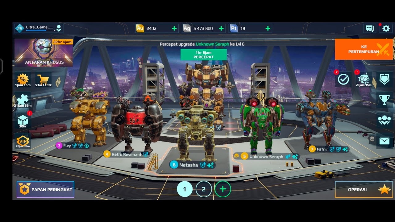 Uji Coba Robot Legend Unknown Seraph, Retro Revenant, Furry, Fafnir # ...