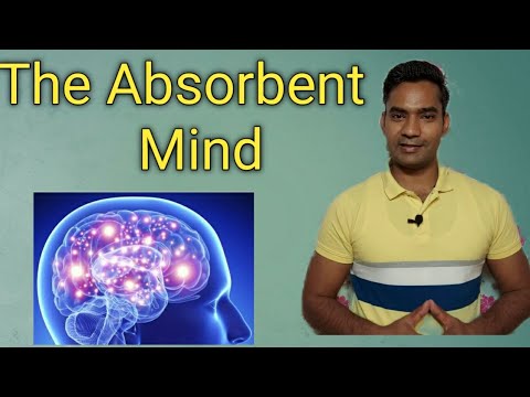The Absorbent Mind| The Child's mind is like a sponge| Maria Montessori ...