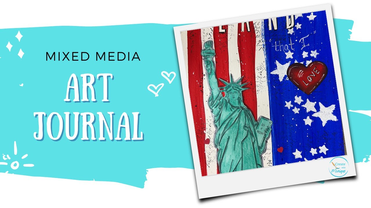4th of July Patriotic Journal Page - YouTube