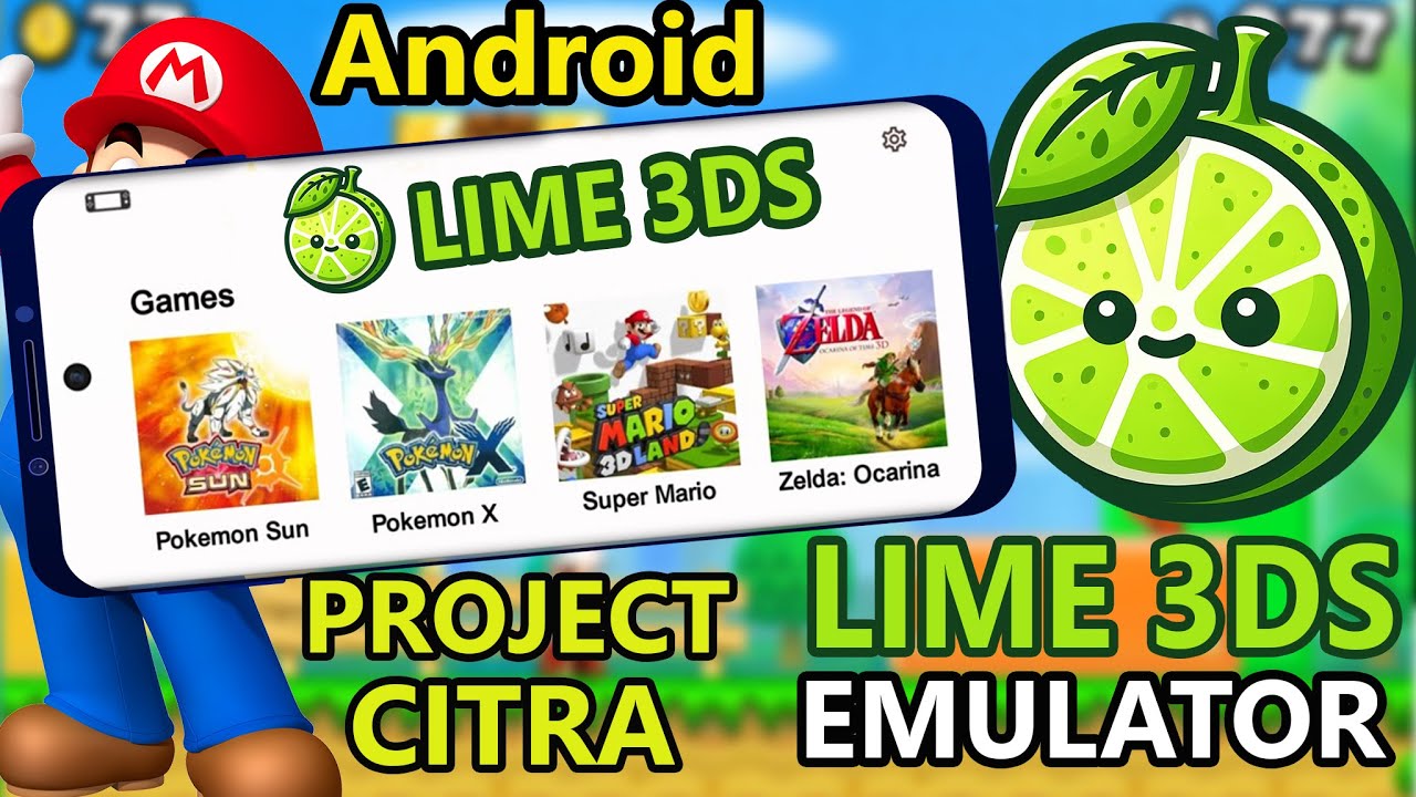 Lime 3DS Emulator Android: Full Setup Guide & How To Download (Citra fork) - YouTube