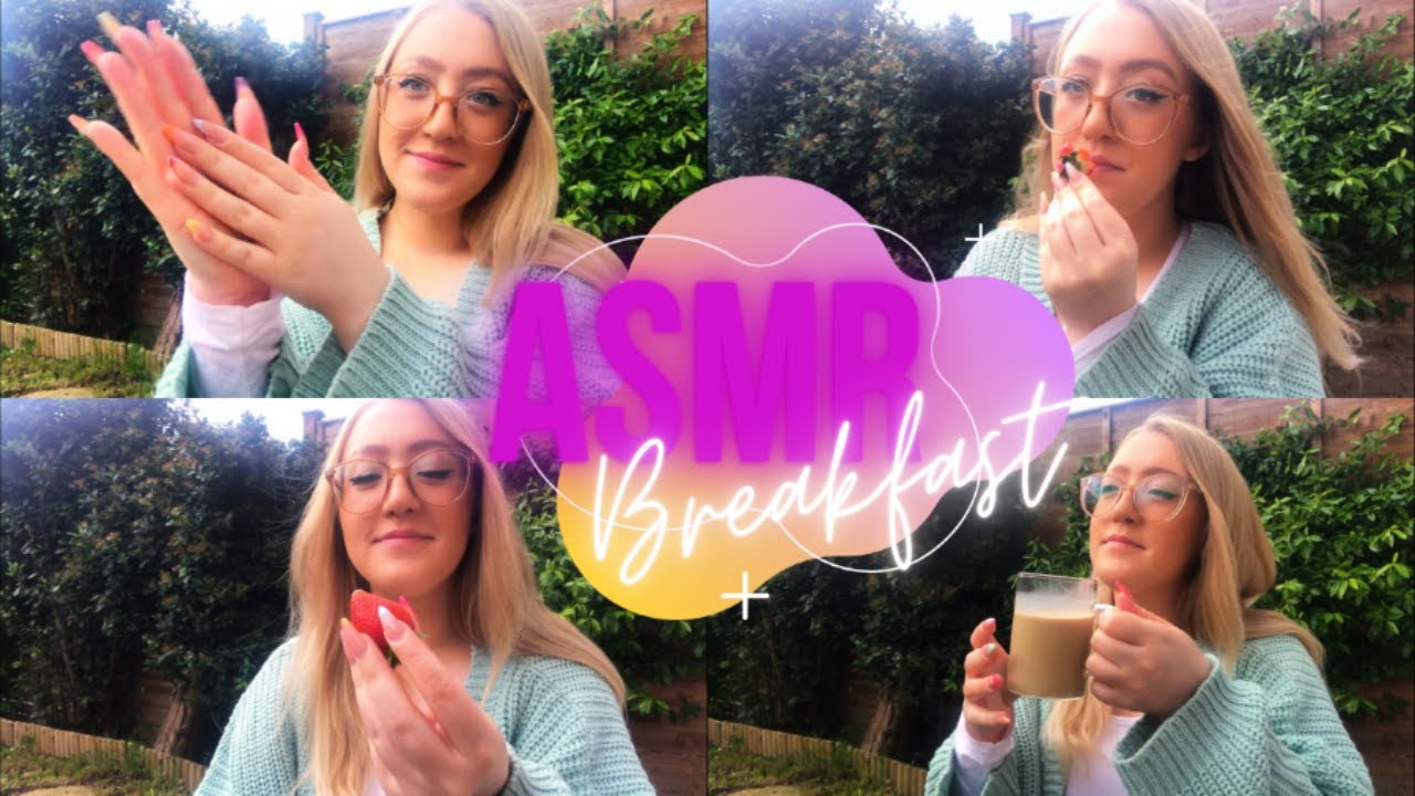 ASMR | Have Breakfast With Me | Eating sounds, Tapping Triggers 💕 - YouTube