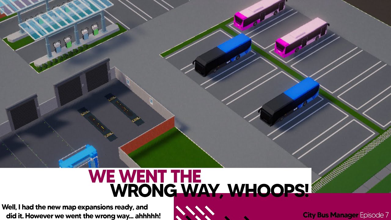 We went the wrong way... Whoops! (City Bus Manager - Expert Mode) - YouTube