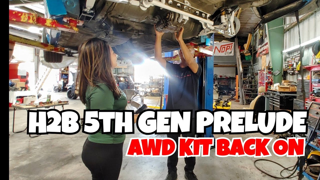 AWD KIT BACK ON H2B 5th GEN PRELUDE🔥 - YouTube