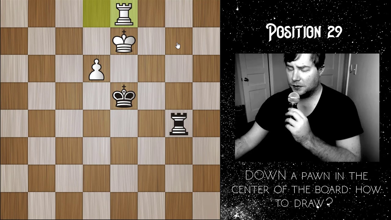 ROOK CENTER PAWN | Position 29 Complete Chess Endgames - YouTube