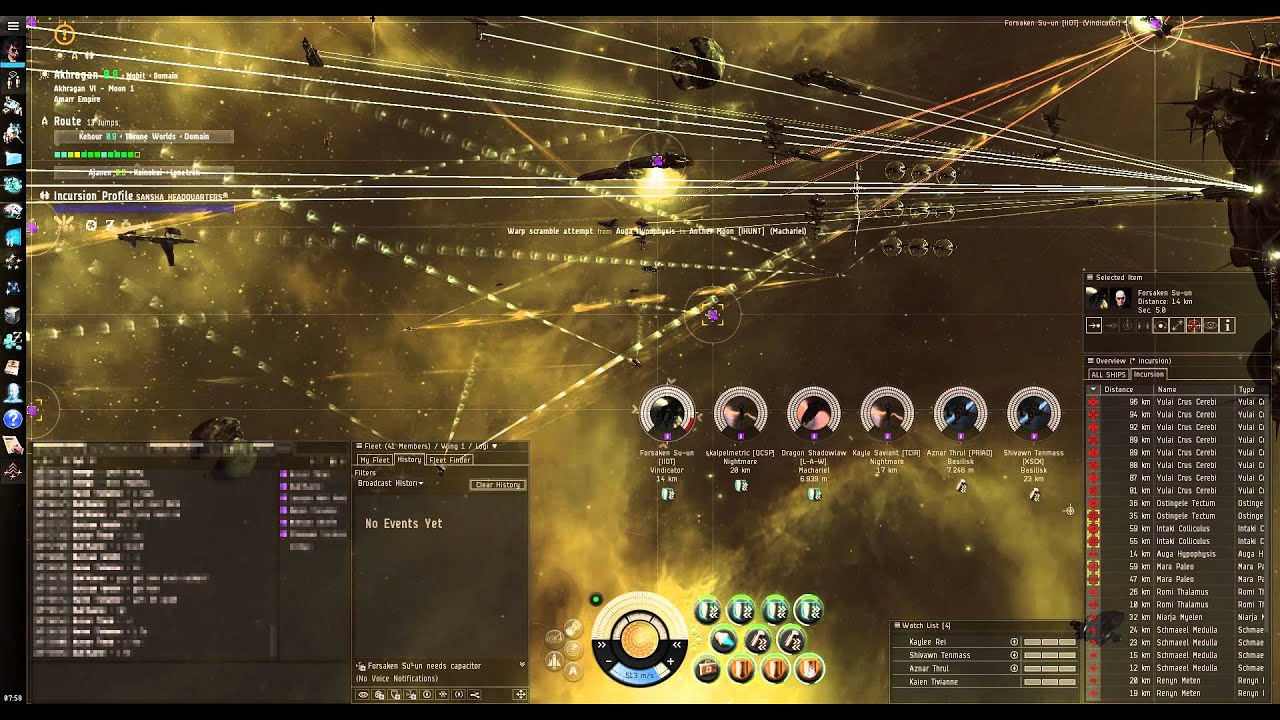EvE Online Incursion True Creations Research Center TCRC - YouTube