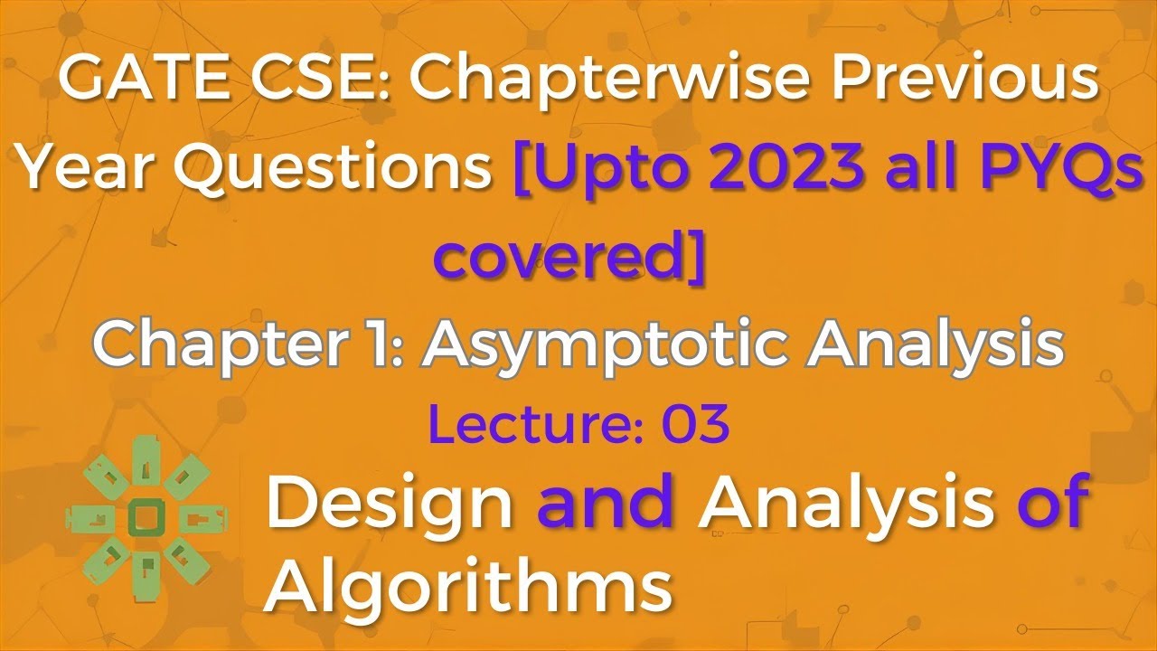 GATE CSE | Lec 03 |Chapterwise PYQ | DAA | Chapter 1 - YouTube