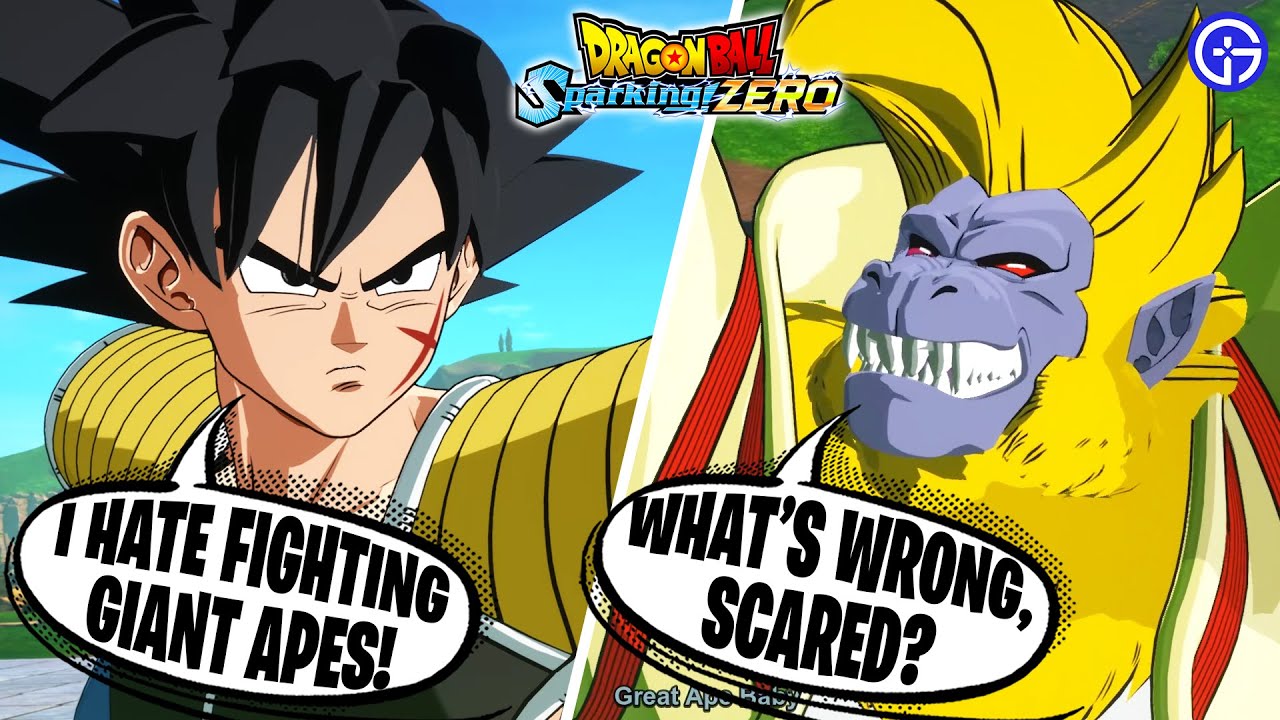 What Saiyans Thinks Of Their Giant Ape Form In Dragon Ball: Sparking ...