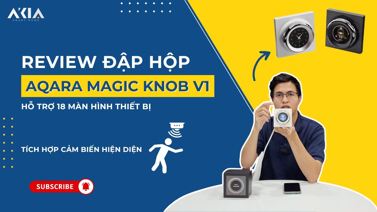 Review đập hộp NÚM VẶN AQARA MAGIC KNOB V1 - YouTube