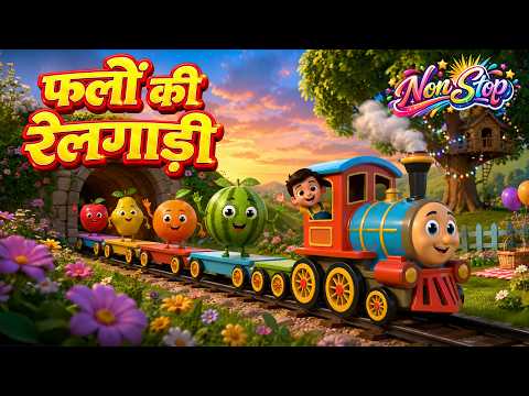 Fruits Train & More Jukebox Video | Popular Nonstop Hindi Nursery Rhyme for Kids