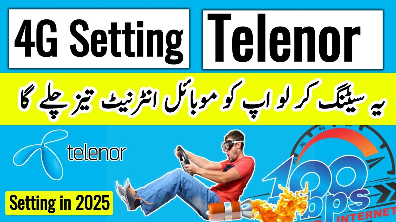 Telenor Internet Setting | Telenor 4G internet Setting | Telenor ...