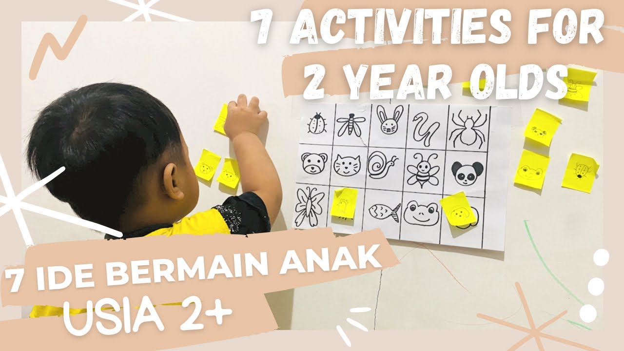 [Tema Hewan] 7 Ide Bermain Anak Usia 2+| 7 Preschool Activities for 2 ...