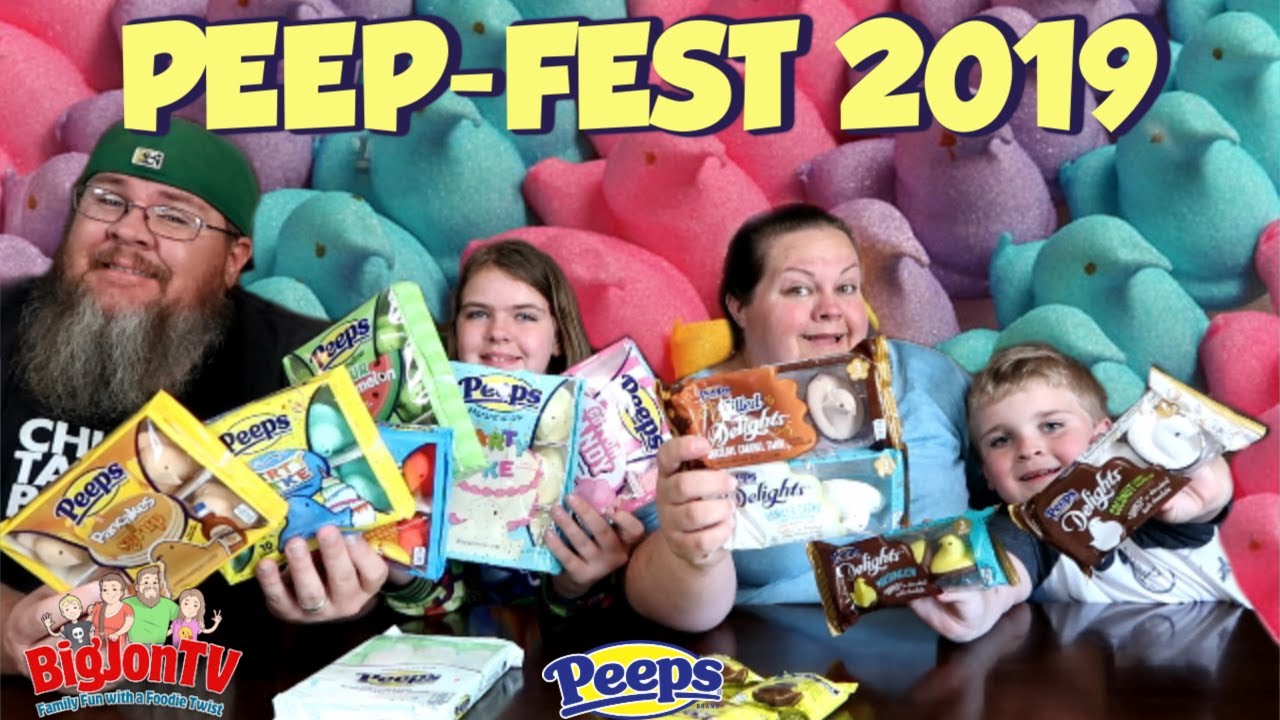 Peeps-Fest 2019 & Peepza?! || Funky Food Friday - YouTube