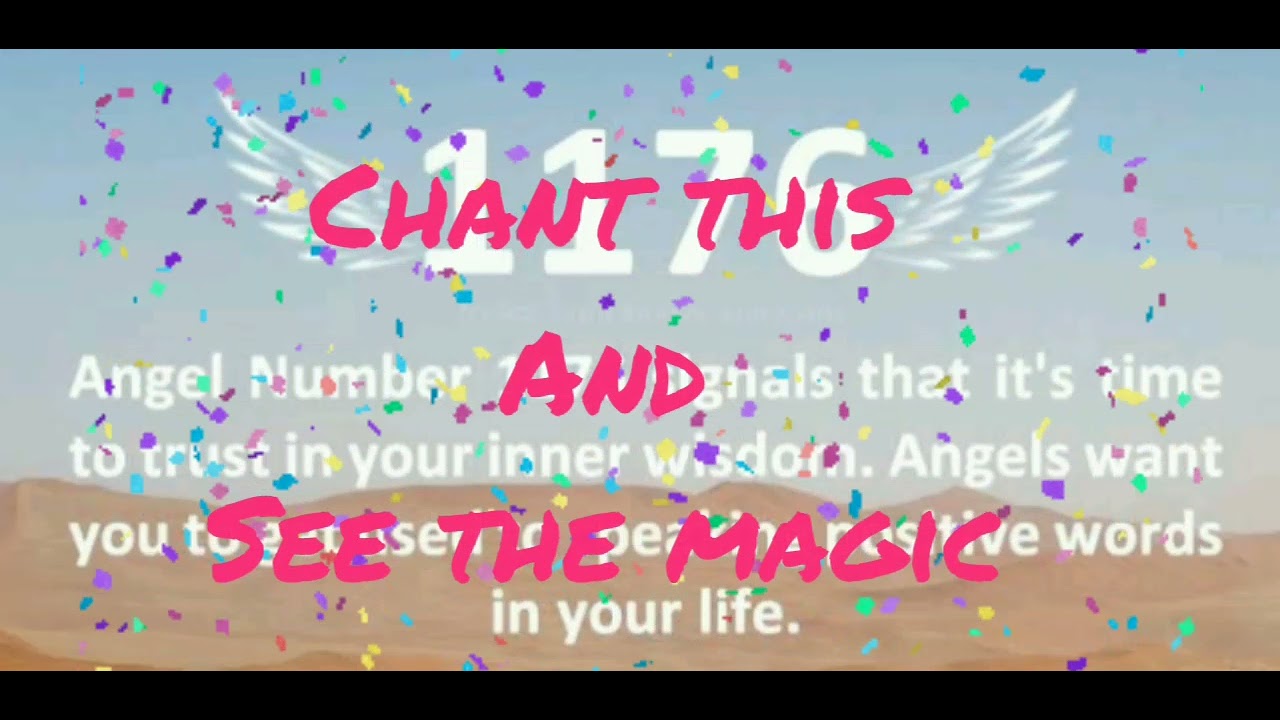 Angel number 1176 chanting 108 time - YouTube