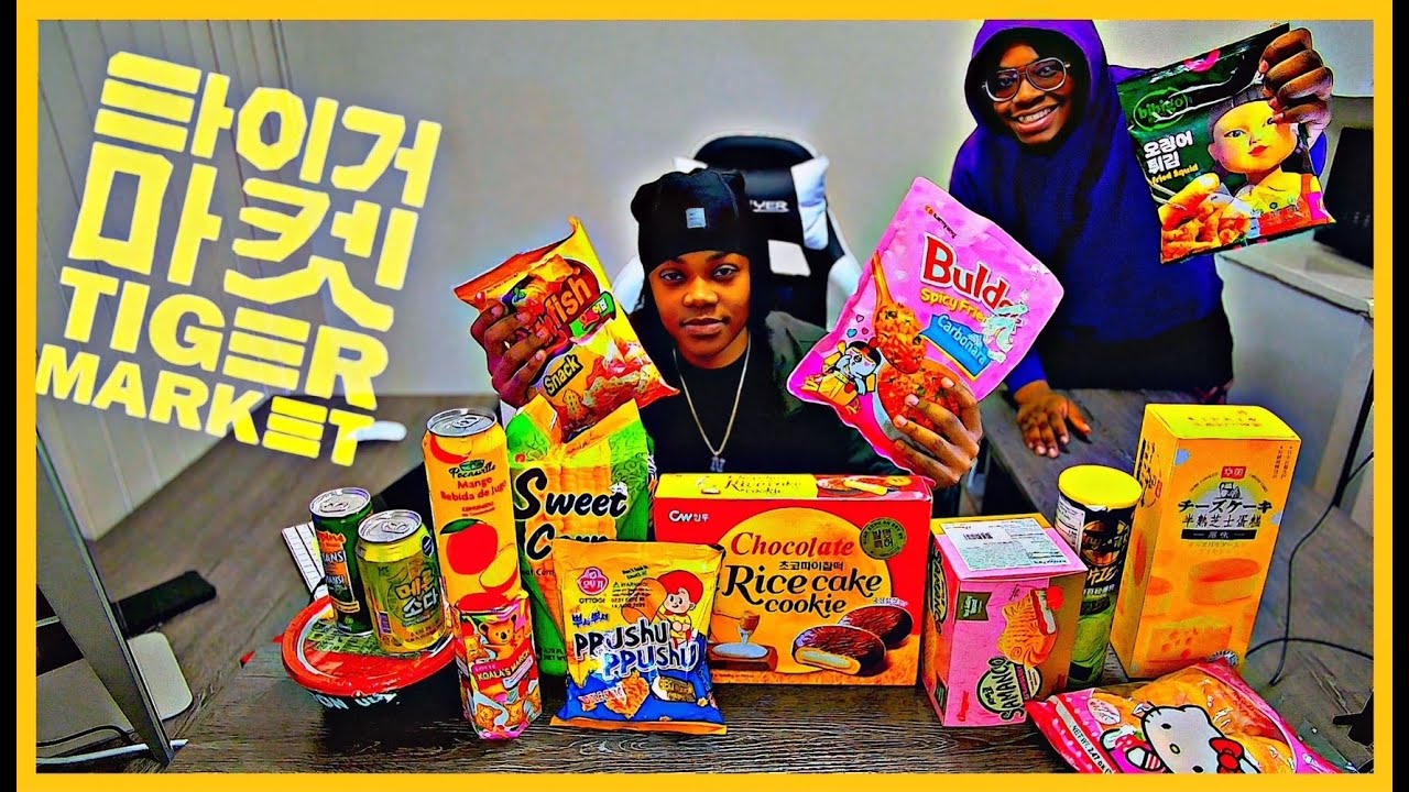 Tiger Market's New Snacks | Trying them with @iimKlide10001 | For The ...