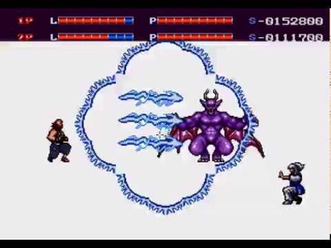 Shadow Blasters Sega Genesis 2 player Netplay 60fps - YouTube