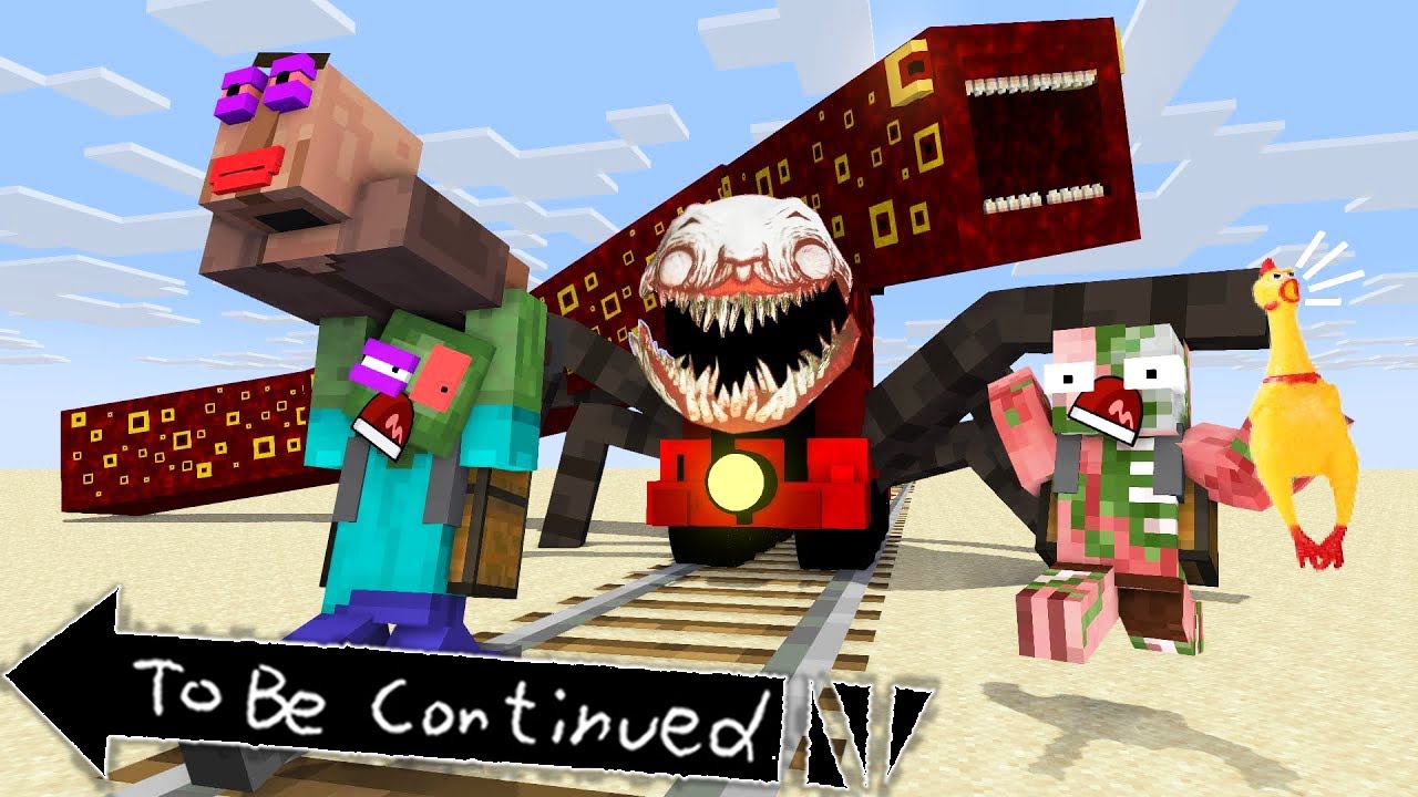 MONSTER SCHOOL CHOO CHOO CHARLES VS TRAIN EATER - MINECRAFT ANIMATION ...