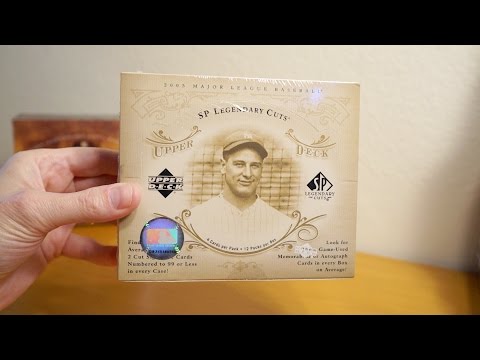 2005 Upper Deck SP Legendary Cuts 1 Box Break! OH DOCTAH