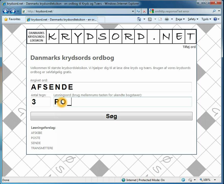 www.krydsord.net - Danmarks krydsordleksikon - en ordbog til Kryds og ...