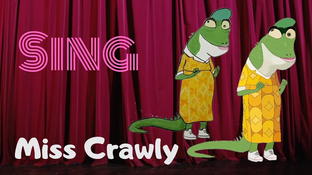 1 or 2 Digital Easy Draw Miss Crawly from Sing. #sing #sing2 #crawly # ...