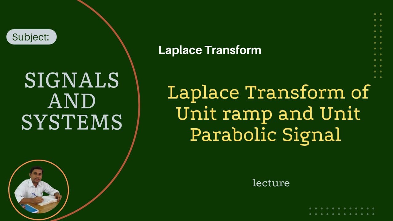 Laplace Transform of Ramp and Parabolic signals - YouTube