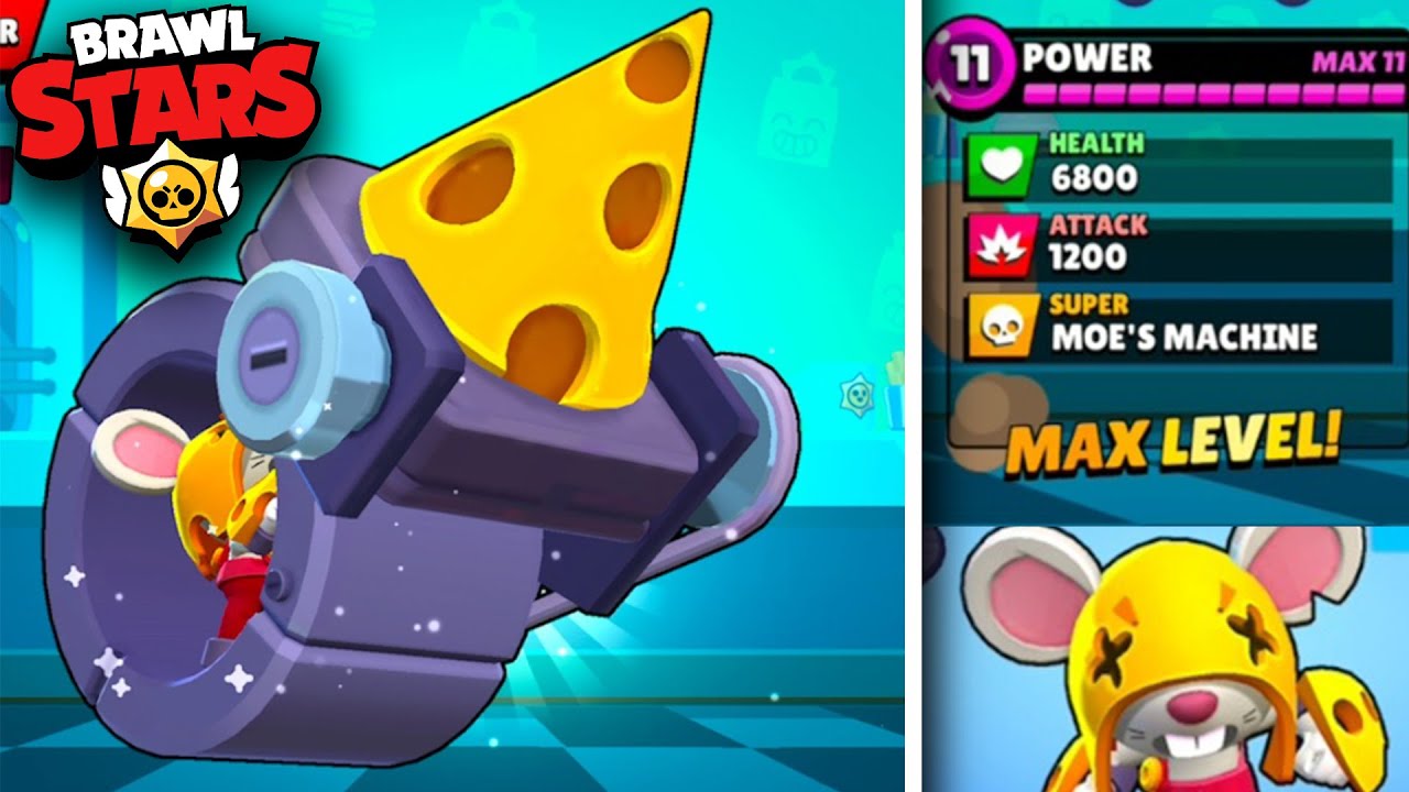 MOE NEW MYTHIC BRAWLER MAX LEVEL IN BRAWL STARS! - YouTube