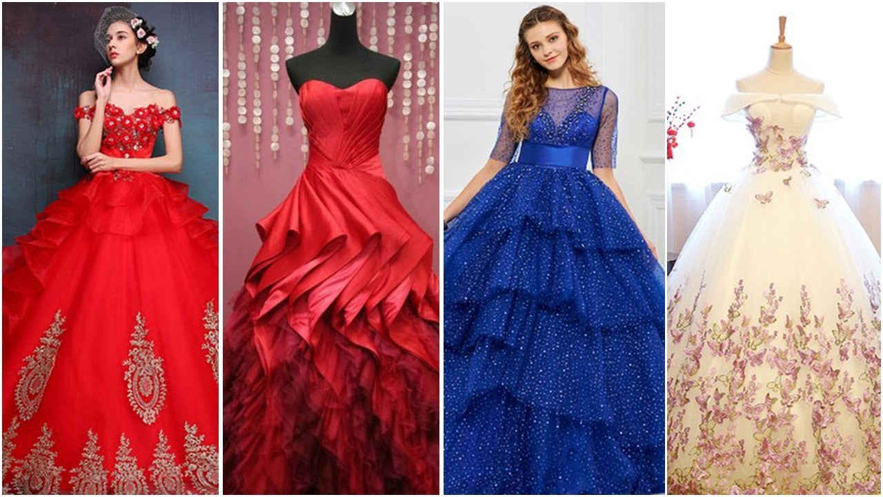 Latest & Stylish Designer Party Wear Dresses - YouTube