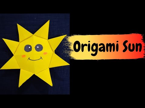 Origami Sun / Easy Origami for Kids / How to make Origami Sun - YouTube