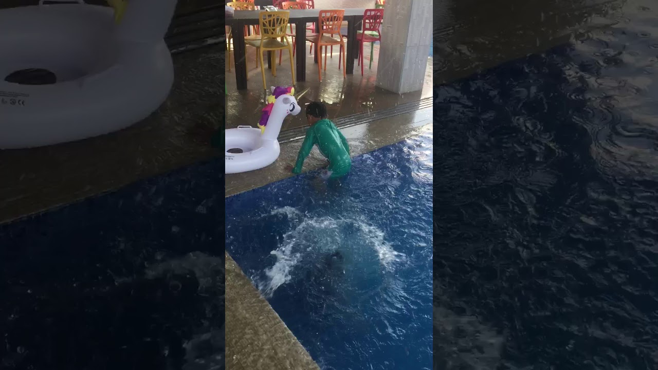 Jump to the pool - YouTube