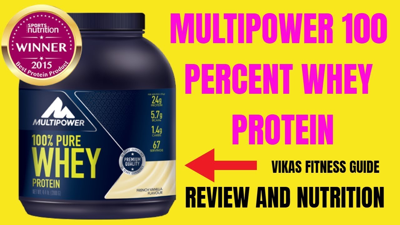Multipower whey protein ingredients, price and nutrition value - YouTube