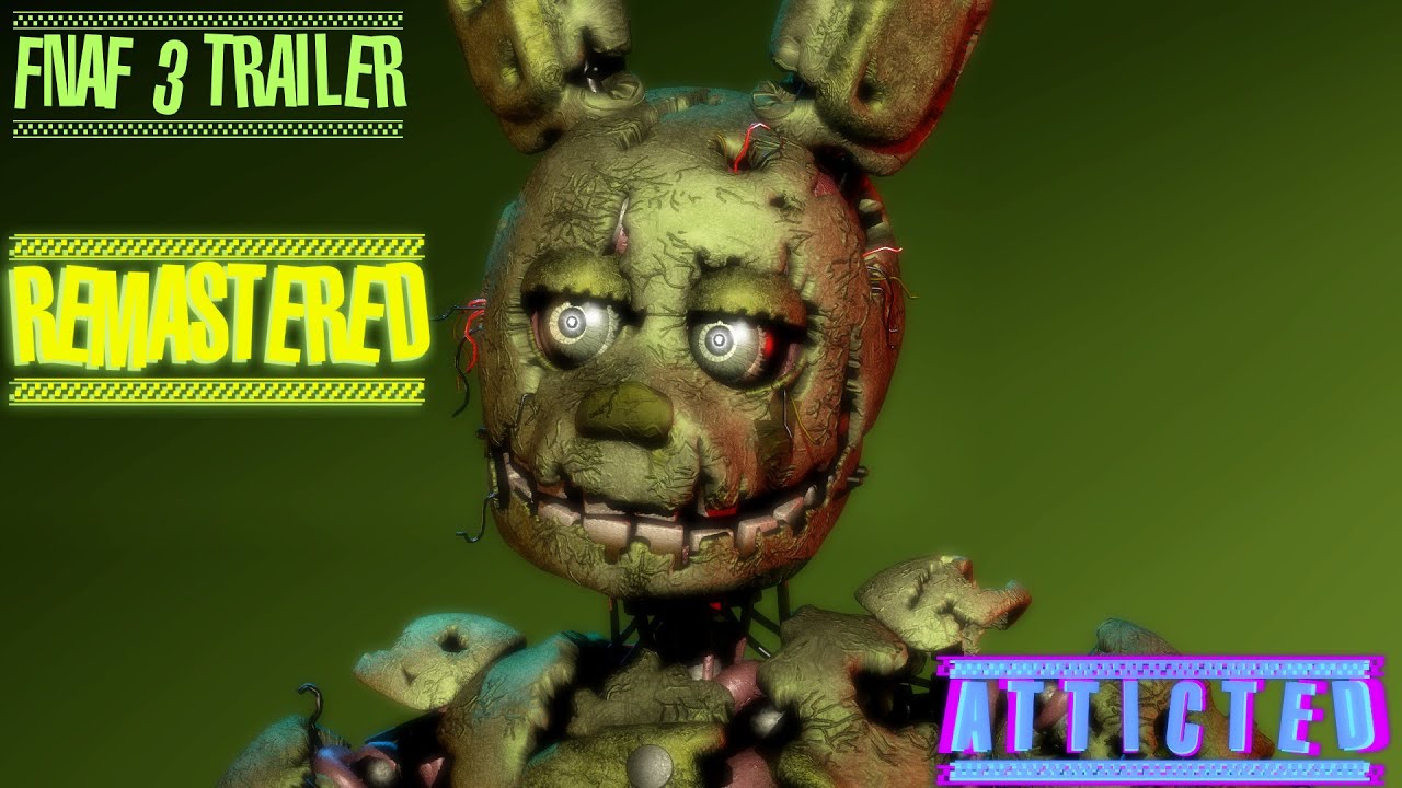 [FNAF SFM] FNaF 3 Trailer Remake - YouTube