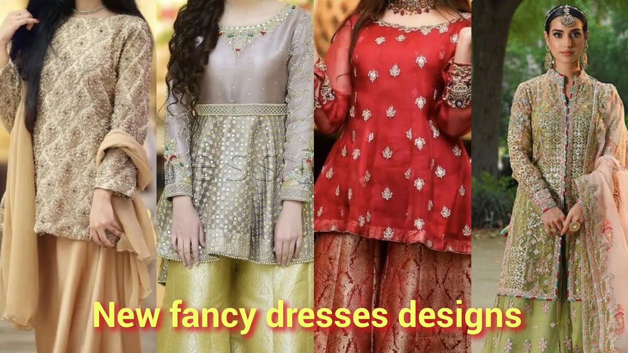 New fancy dress designs for wadding| party wear fancy dress for all ...