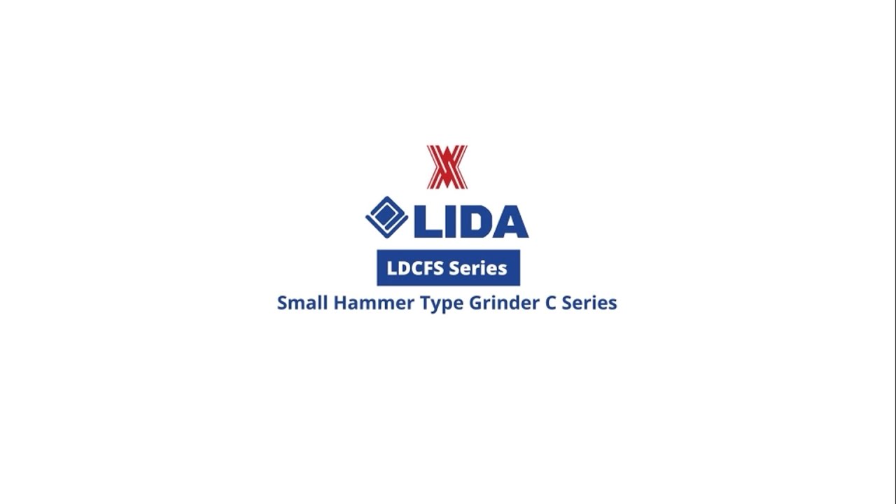 LIDA - Small capacity (Eco) Grinder series - YouTube