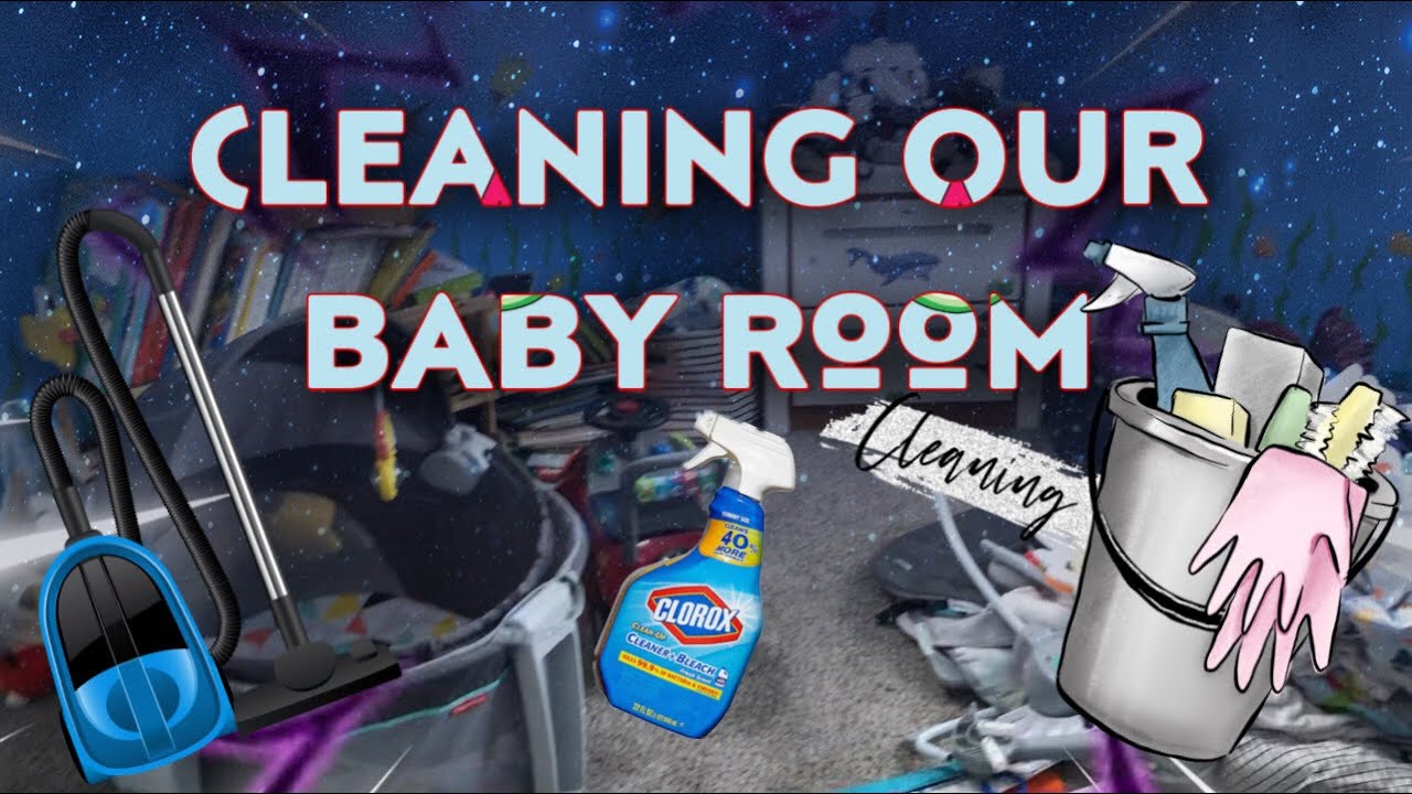 Nursery Organizing | Deep Cleaning Our Baby Room - YouTube