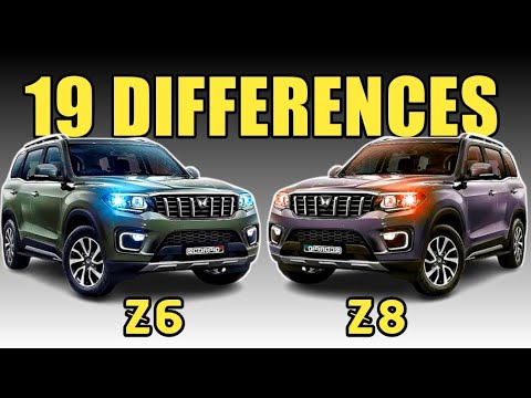 Mahindra Scorpio N Z6 vs Z8 Comparison|Scorpio N Z6 vs Z8 Compare 2023|Mahindra Scorpio N 2023 ...