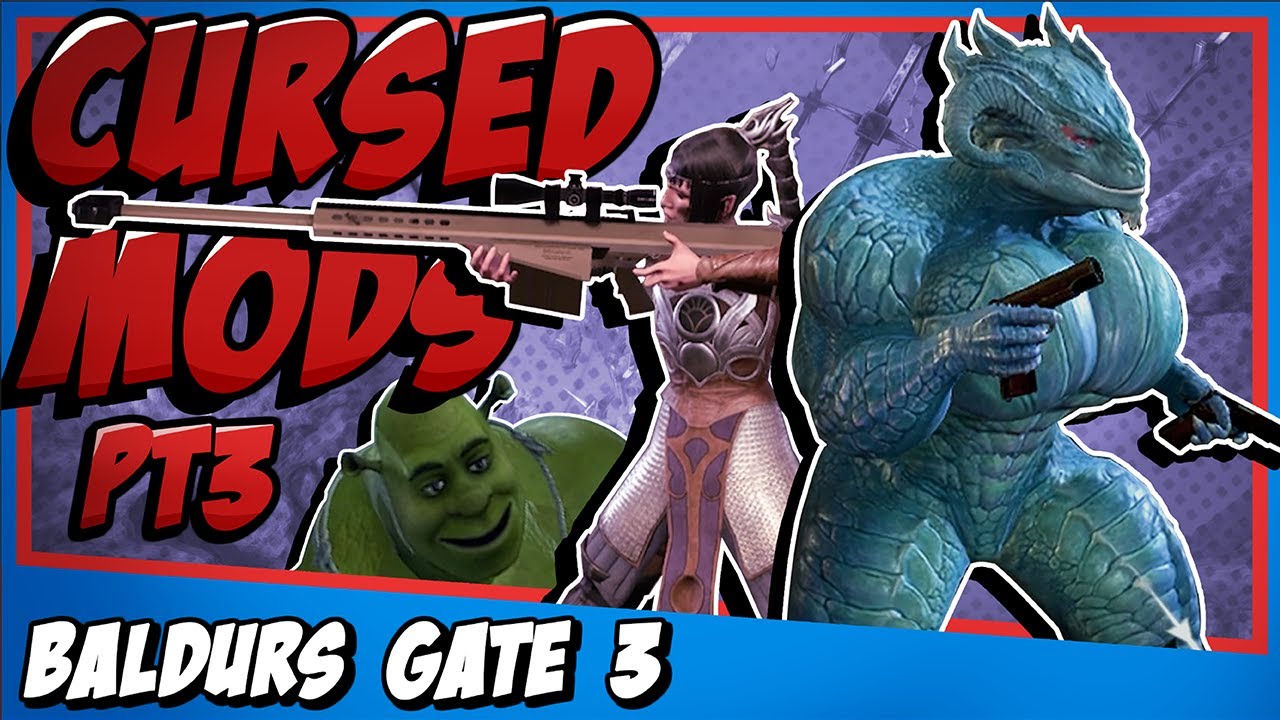 BG3 with Guns and Shrek | Cursed Mods Part 3 | Baldur's Gate 3 - YouTube