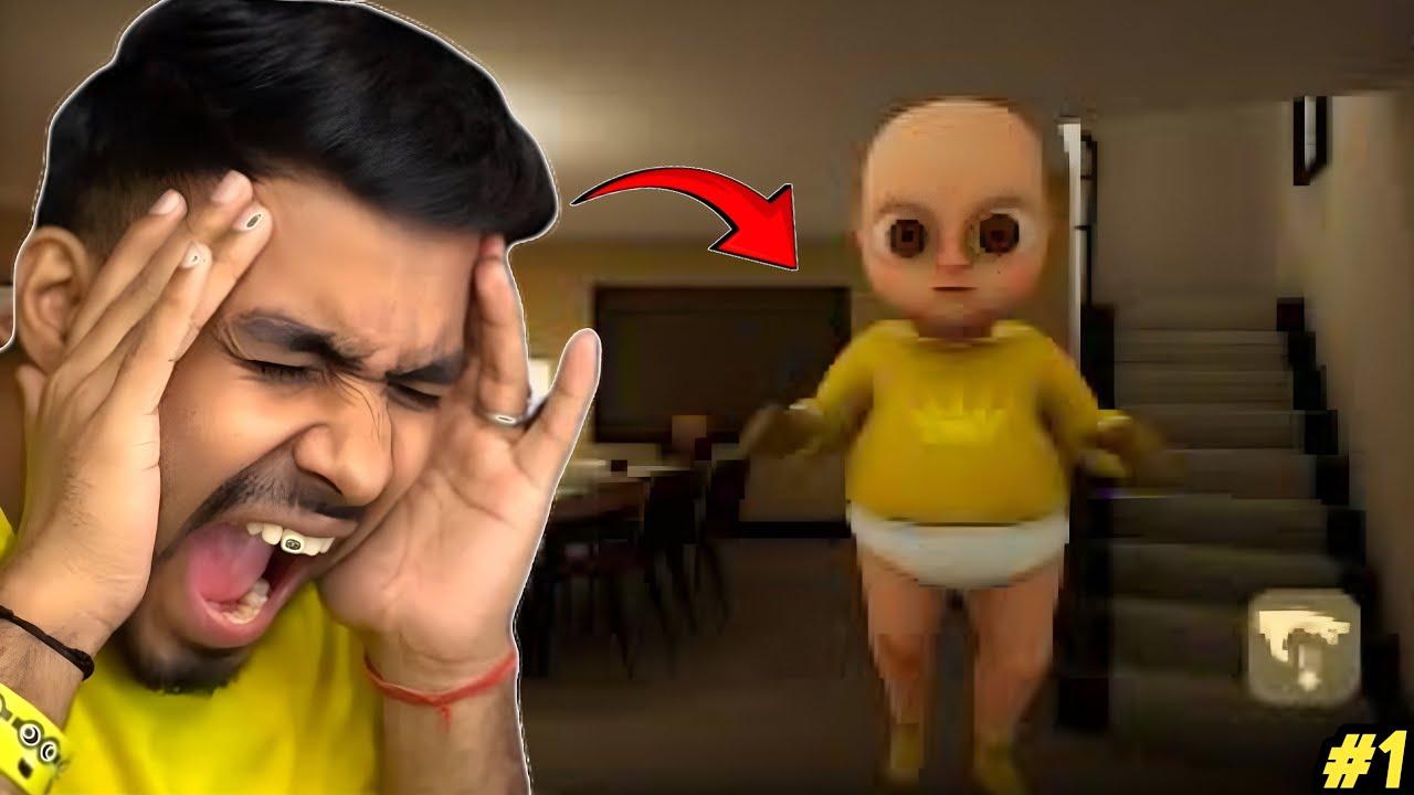 ye baby real bhoot hai 😱😱 | the baby in yellow (part-1) - YouTube