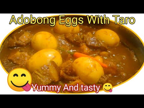Adobong Eggs With Taro ( Filipino Cooking Style) - YouTube