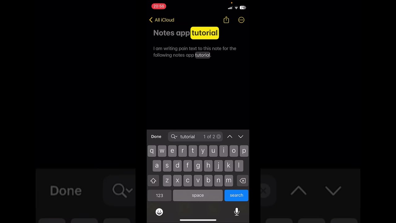 How To Find And Replace Text On IPhone Notes shorts YouTube How To Find And Replace Text On IPhone Notes shorts YouTube