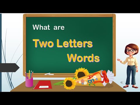 What are Two Letter Words || Phonics For Kids || Phonics Lessons ...