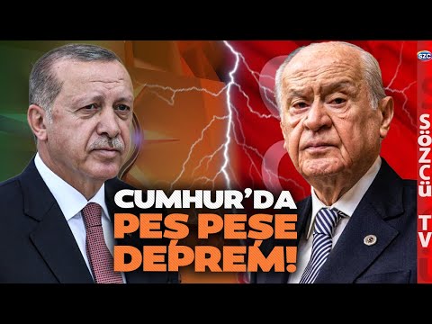 Cumhur'da Peş Peşe Deprem! Önce Öcalan Sonra Barzani! AKP MHP Arasında Soğuk Rüzgarlar