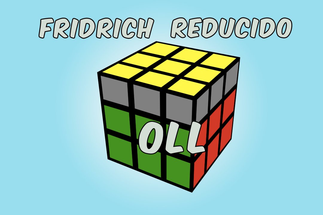TUTORIAL Metodo Fridrich Reducido (CFOP) 2/3 , OLL HD en español - YouTube
