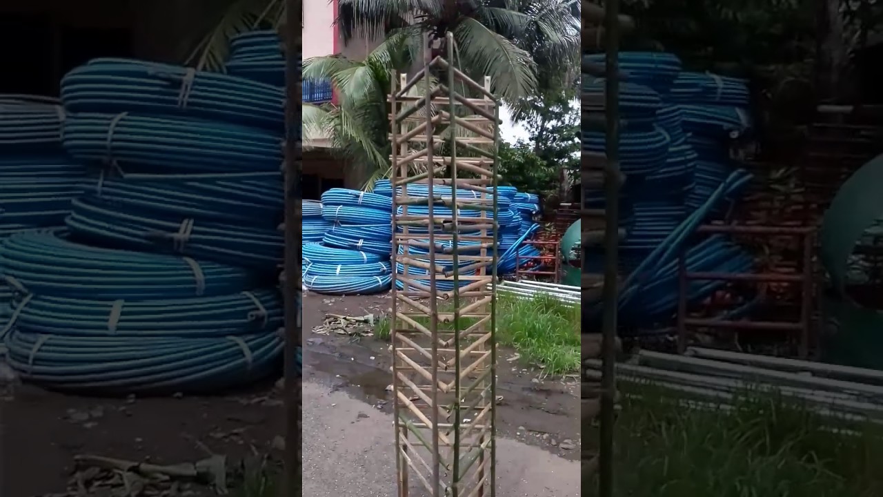 Bamboo tree guards.. Western engineering, Pen - YouTube