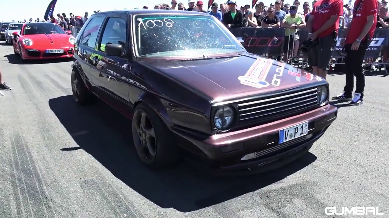 Volkswagen Golf 2 en acción! HD - YouTube