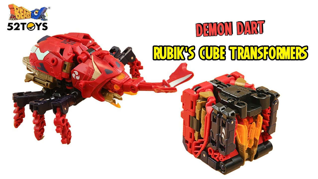 Transform cube | BB-32 Demon Dart | 52TOYS | Beastbox - YouTube