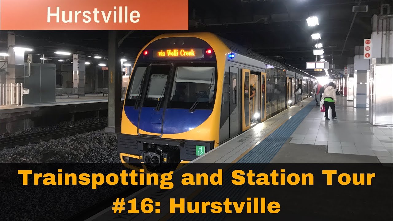 Trainspotting and Station Tour #16: Hurstville - YouTube