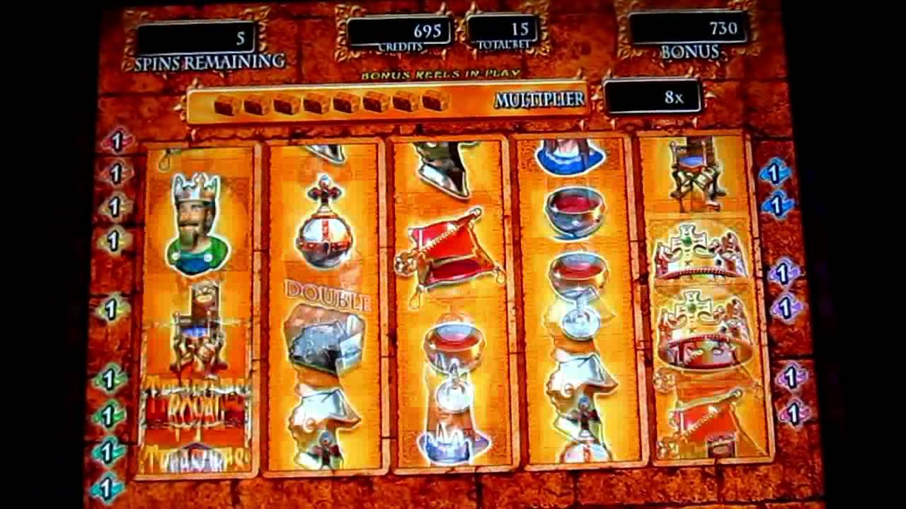 Bonus Round: Royal Treasures (WMS Gaming) - YouTube