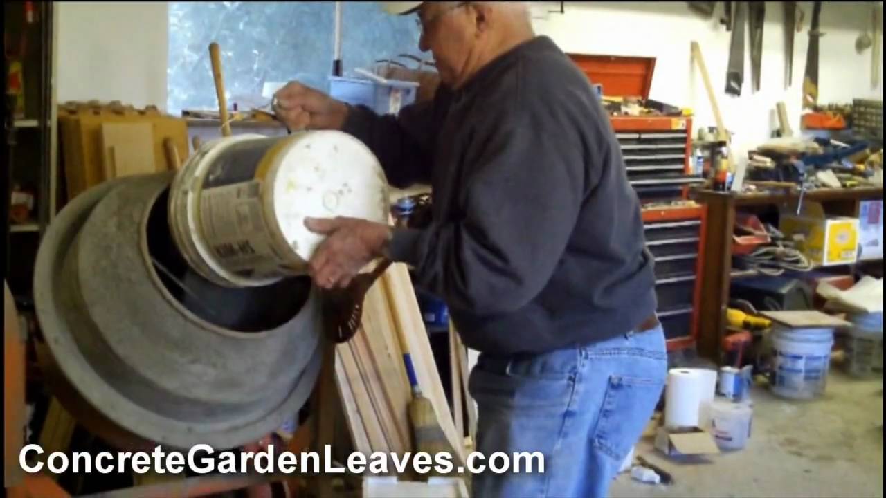 Decorative Concrete Leaf - How to Make Your Own - YouTube