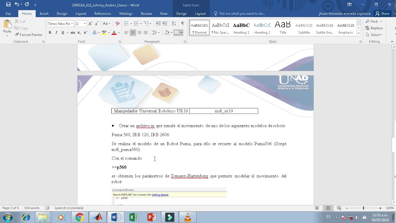 ToolBox Matlab - Modelo Brazo Robotico Puma 560 - YouTube