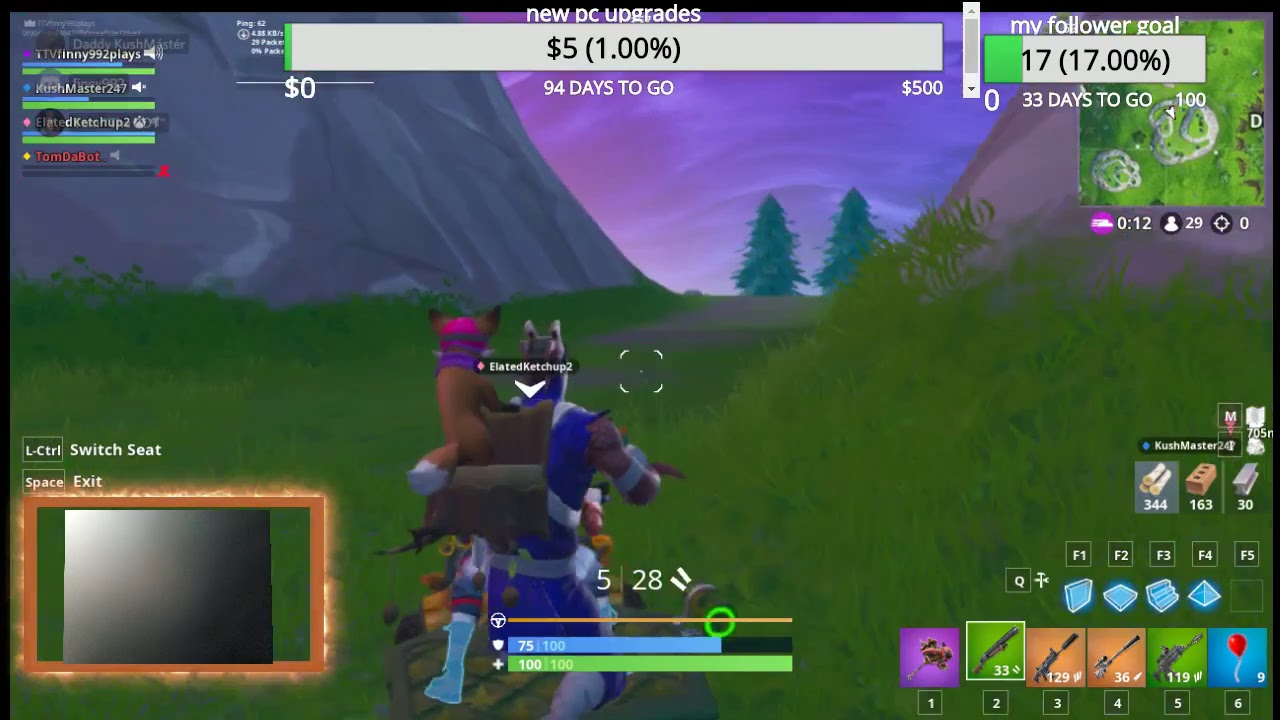 Watch me play Fortnite - YouTube