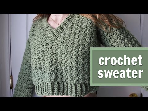 Simple Crochet Sweater Tutorial!